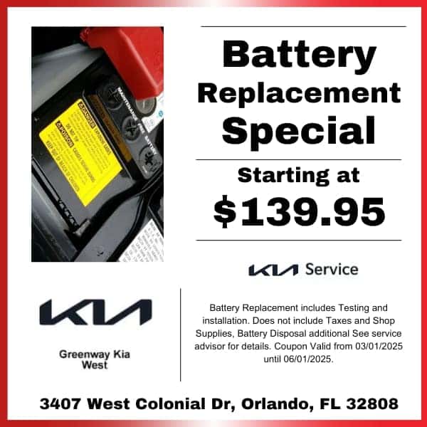 Kia Service & Parts Specials in Orlando | Greenway Kia West Coupons