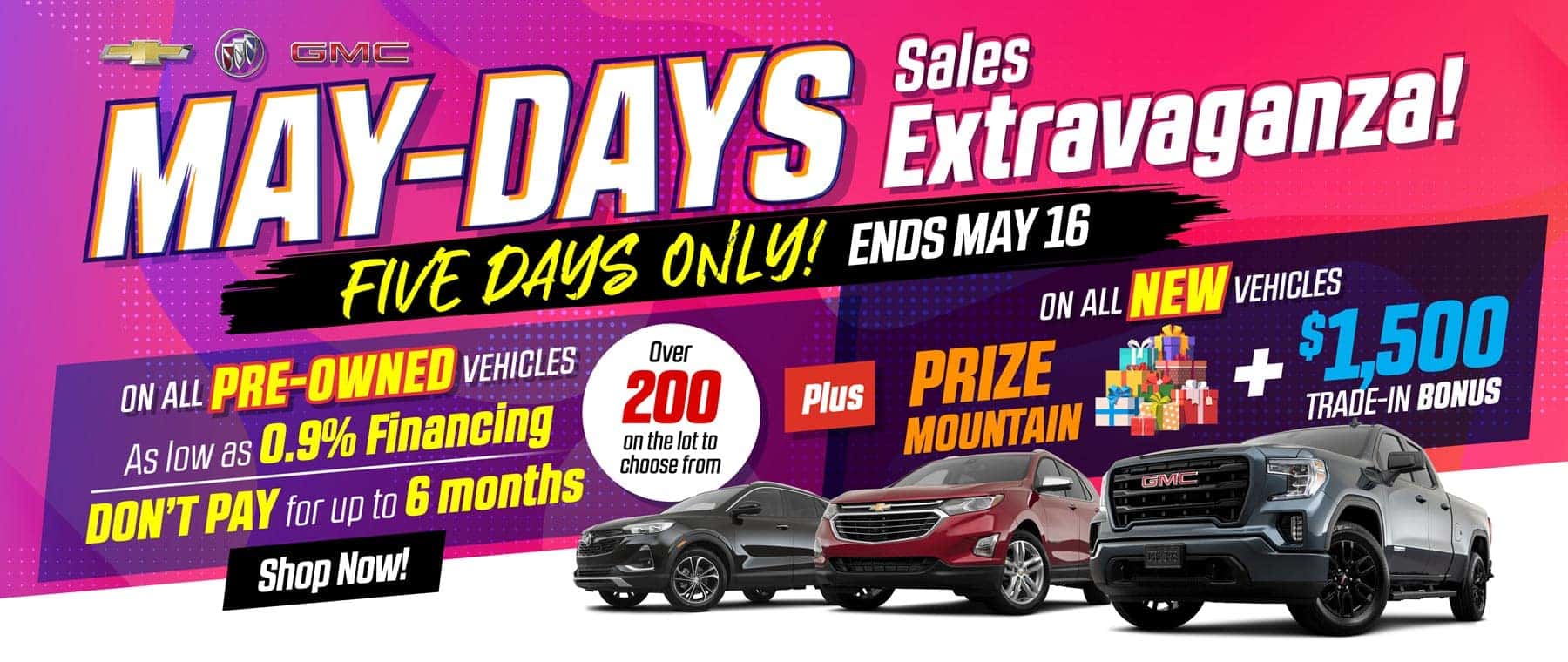 May Days Super Sale | Mann-Northway Chevrolet GMC Buick