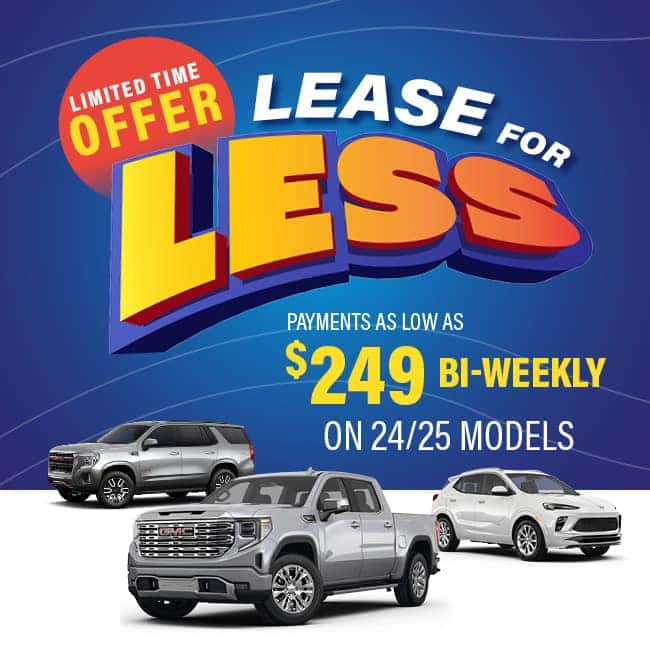 Lease For Less | McNaught Buick GMC