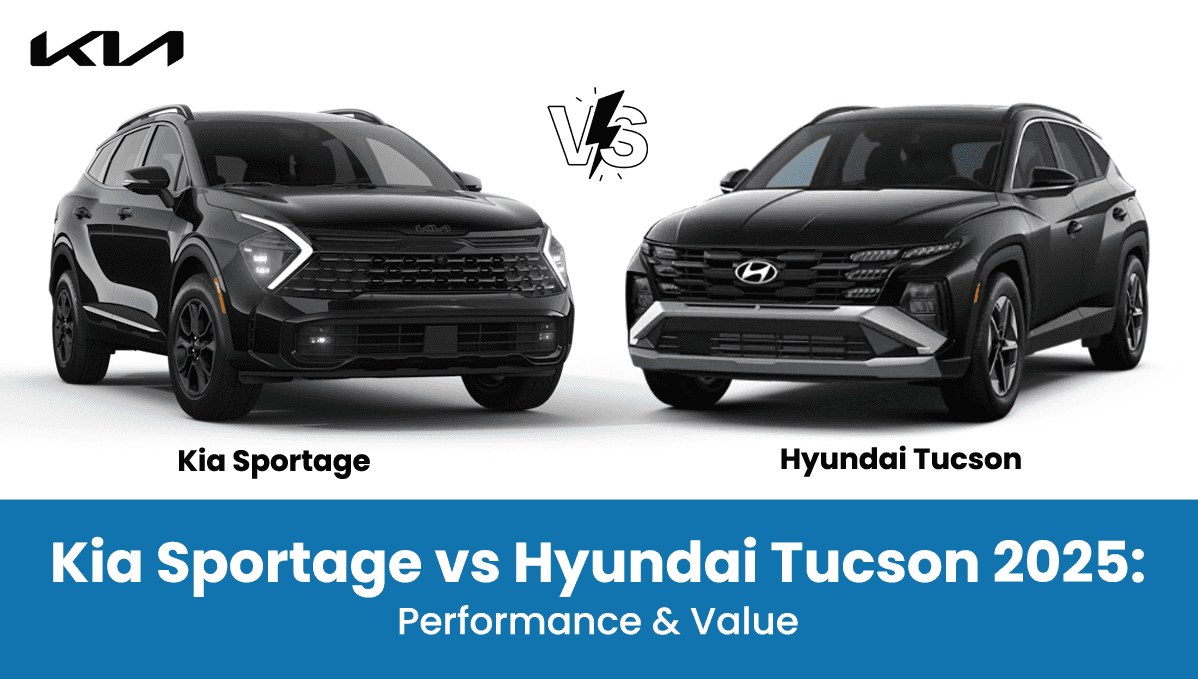 2025 Kia Sportage vs Hyundai Tucson: Performance & Value