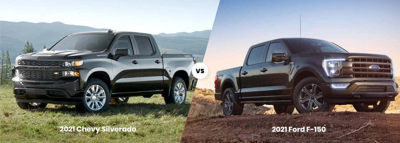 2021 Chevy Silverado 1500 vs. 2021 Ford F-150 | Truck Comparisons ...