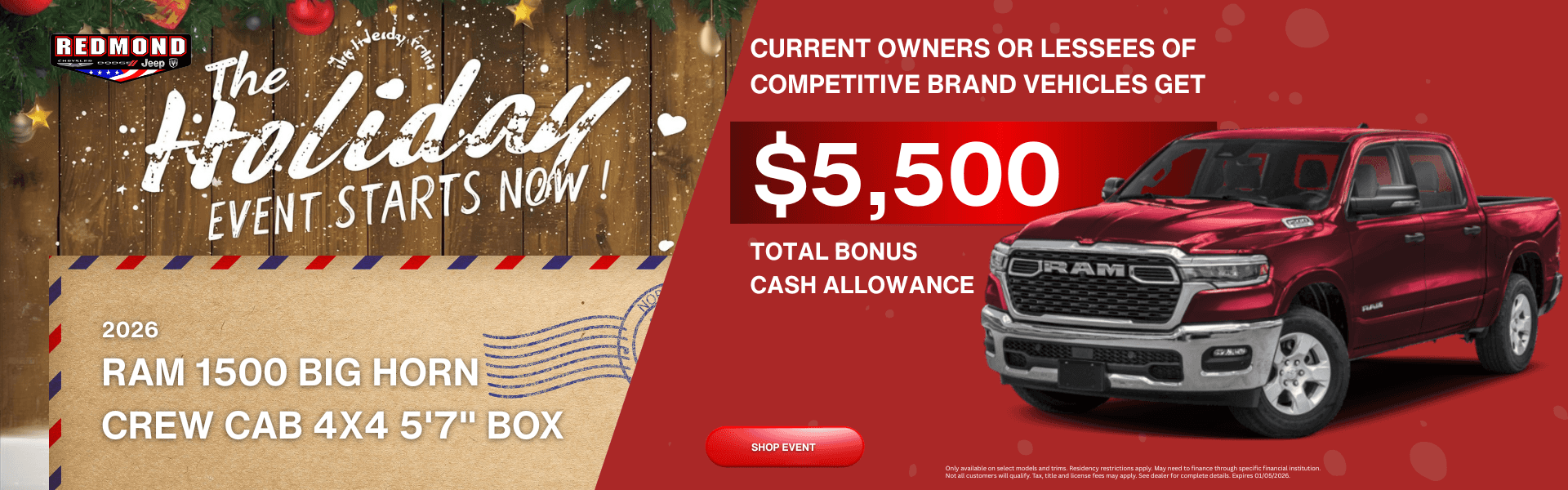 Redmond Chrysler Dodge Jeep Ram | New & Used Vehicles